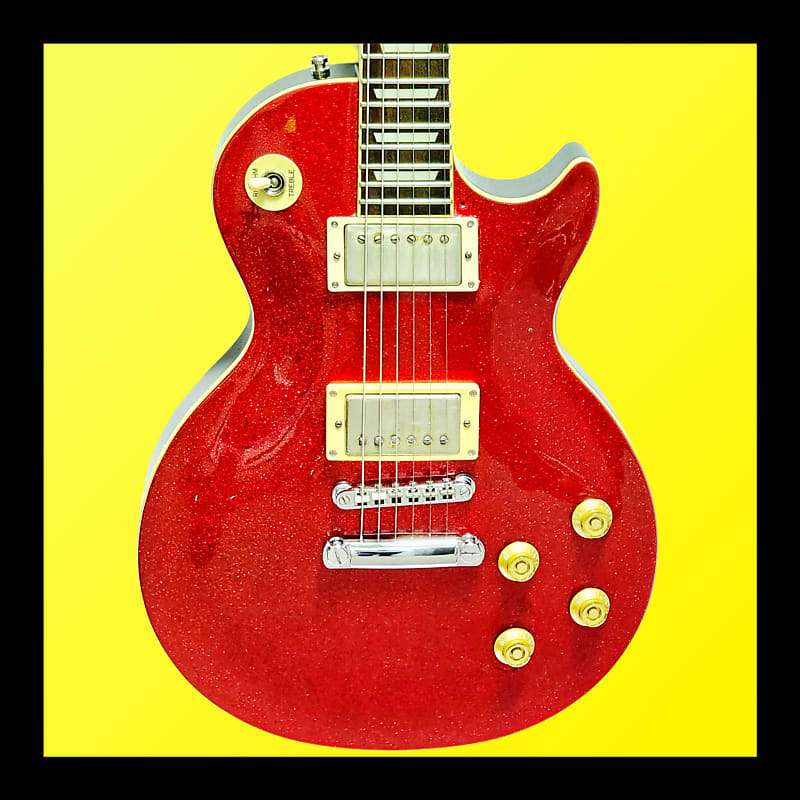 Epiphone Limited Edition Red Sparkle Les Paul Standard (Used) | Reverb