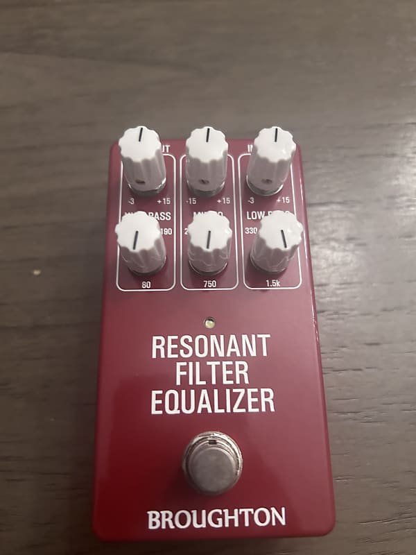 Broughton Resonant filter equalizer 2022 - Red | Reverb
