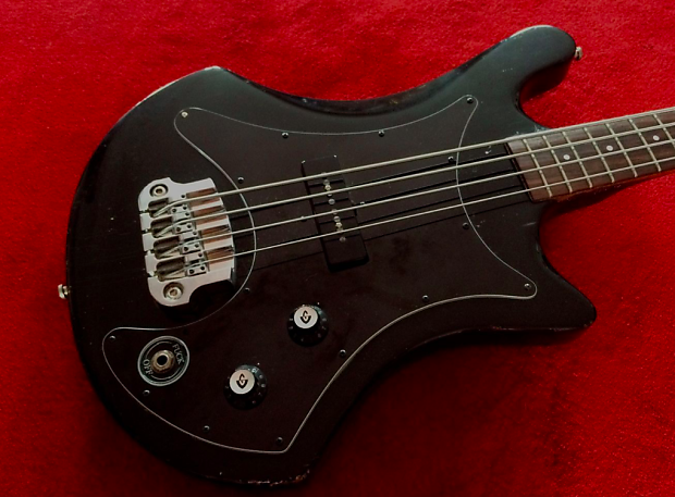 guild B-301 Bass 1977 Black | Reverb