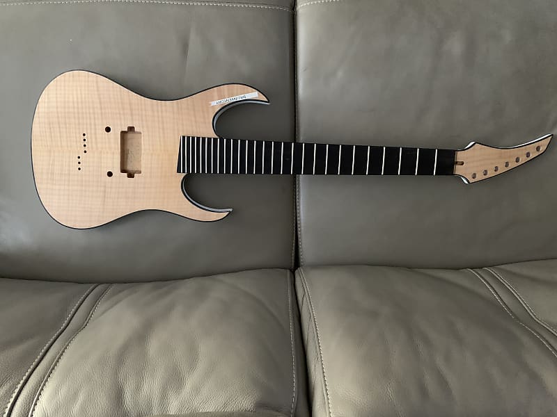 Bernie Rico Jr. Hesperian *Rare* White Back with Flame Maple | Reverb