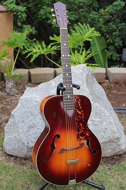 Vintage 1943 Regal Playtime Deluxe Acoustic Archtop Guitar | Reverb