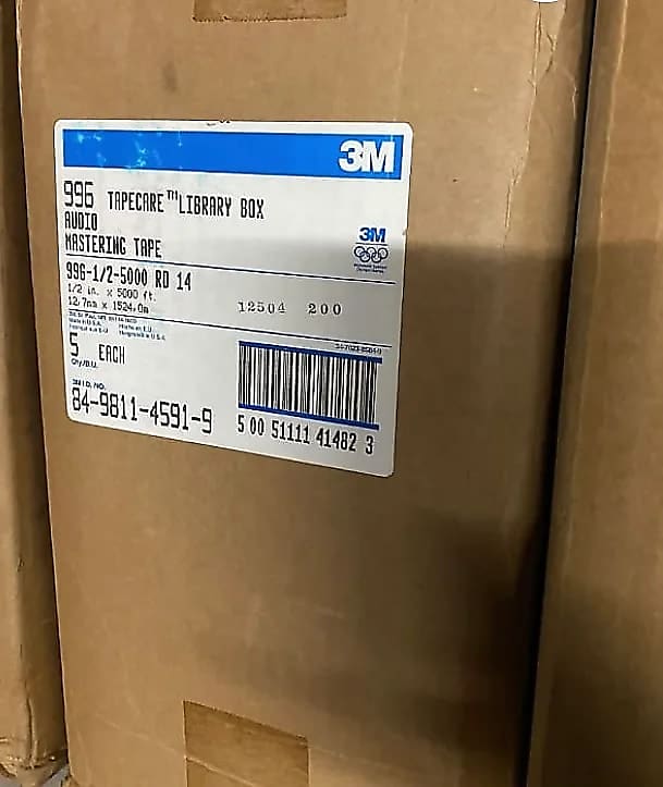 3M 996 Audio Mastering Tape 1/2" | Reverb