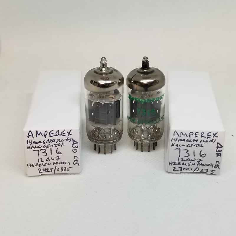 Well Matched Pair (6.2%) Amperex 7316 (Instrument Grade | Reverb