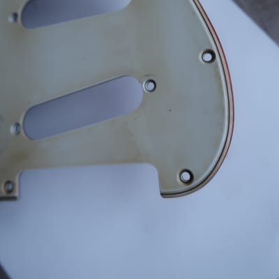 Left handed fender stratocaster 63 -71 celluloid Pickguard | Reverb