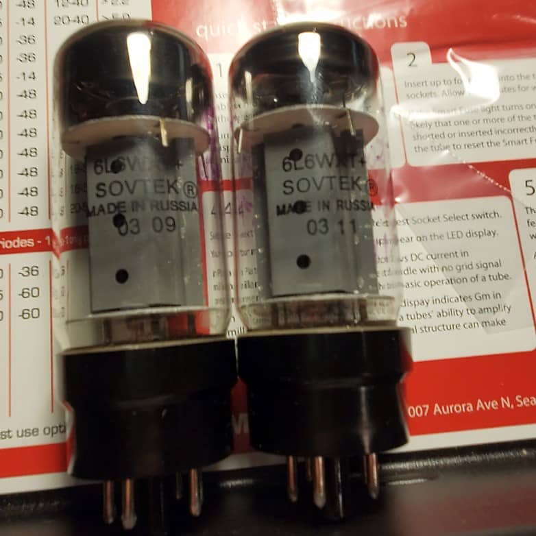 Sovtek 6l6wxt 2019 Twin Set. | Reverb