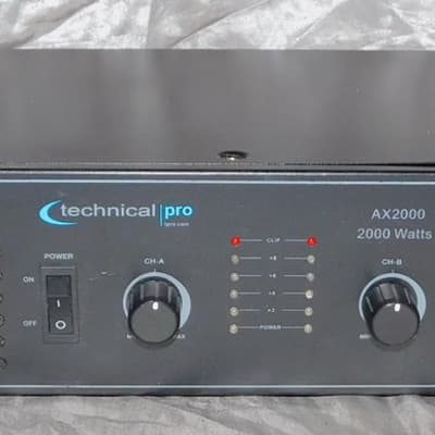 Technical Pro AX2000 power amplifier | Reverb