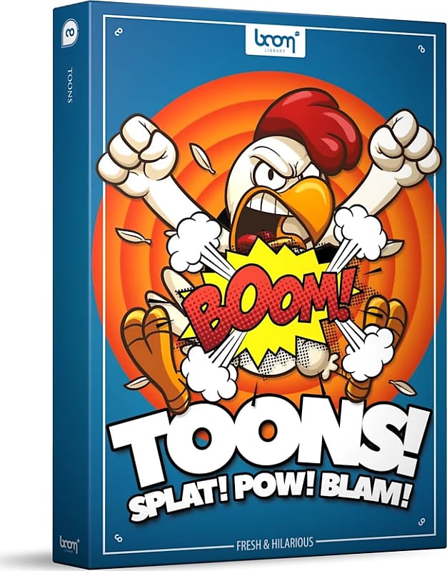 Boom Toons (Download) Positively comical fx, vocalizations, | Reverb