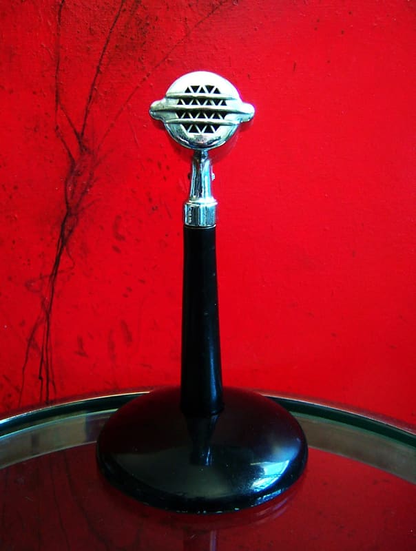 Vintage RARE 1940's American D7T "Clipper" dynamic microphone | Reverb