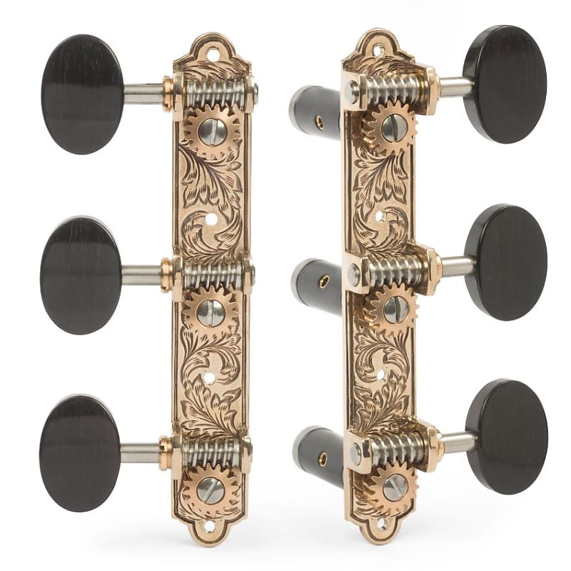 Sloane Classical Machines with Leaf Bronze Baseplates, Ebony | Reverb