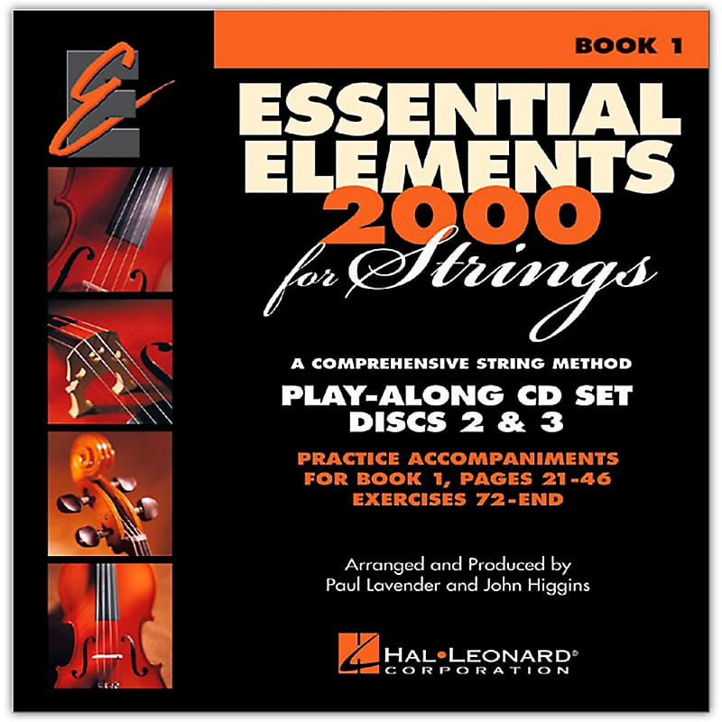 Hal Leonard Essential Elements For Strings Play Along CD Set | Reverb
