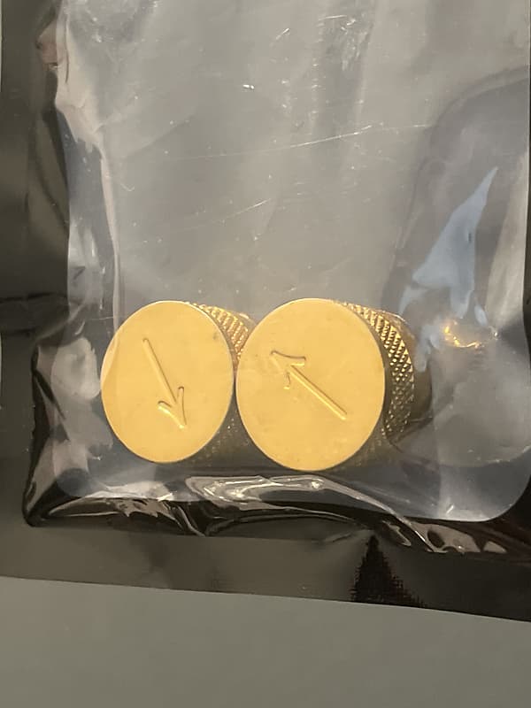 Gretsch Vintage gold knobs 2 parts | Reverb Australia