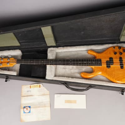 Pedulla Buzz Fretless Bass - 1986 - Amber w/HSC | Reverb UK