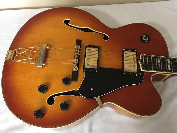 Vintage Vantage 655 Hollowbody Electric Guitar | Reverb