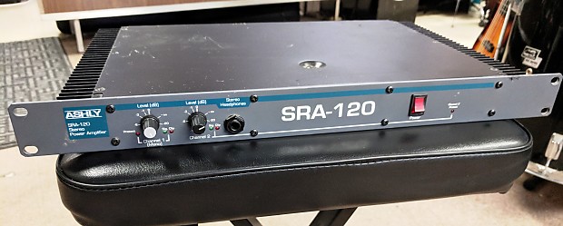 Ashly SRA-120 Power Amplifier, 1U Rack, 10” Deep, Stereo, | Reverb UK