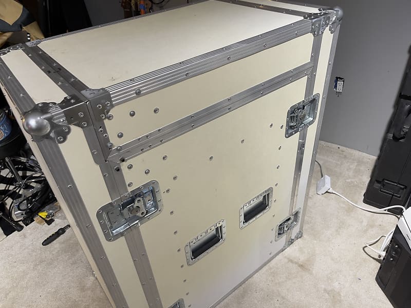 Big Custom Rackmount case with foldout Table Top | Reverb