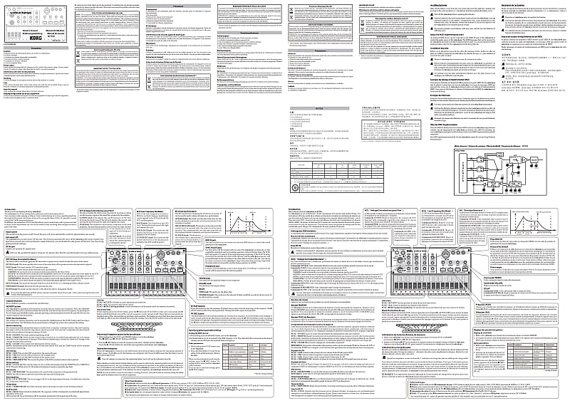 Korg volca keys/Owner's Manual | Reverb España