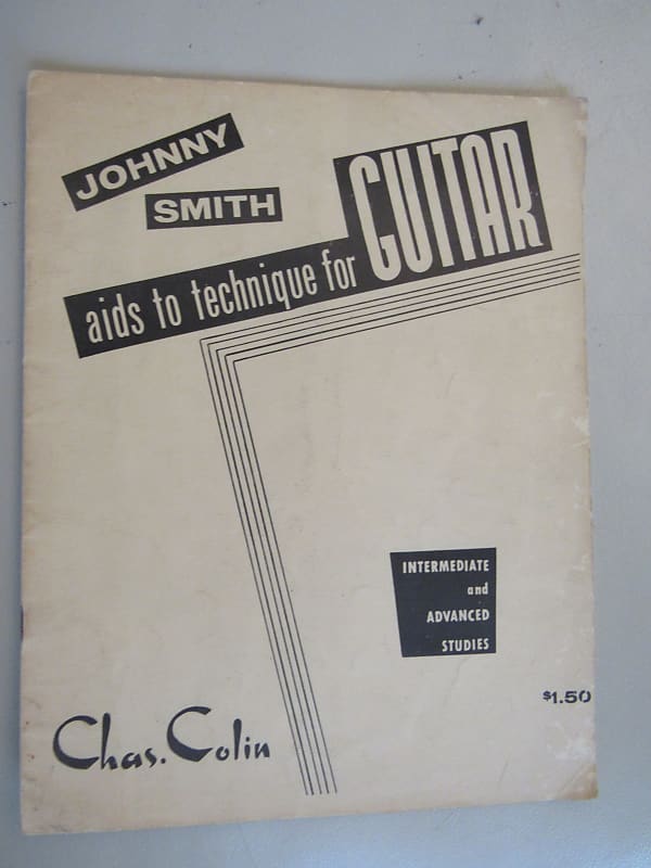 Chas Colin Johnny Smith Aids to Technique for Guitar | Reverb