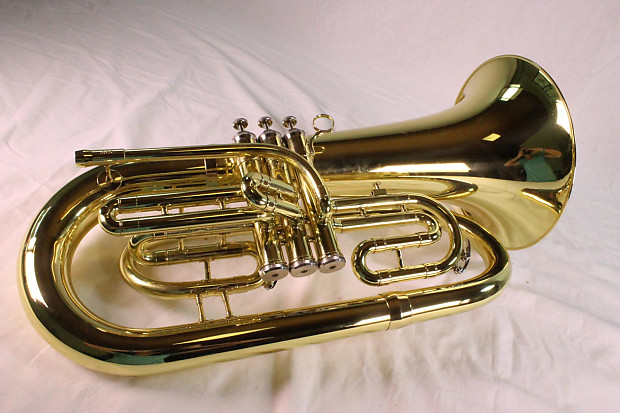 King System Blue Model SB30 Marching Euphonium LACQUER | Reverb
