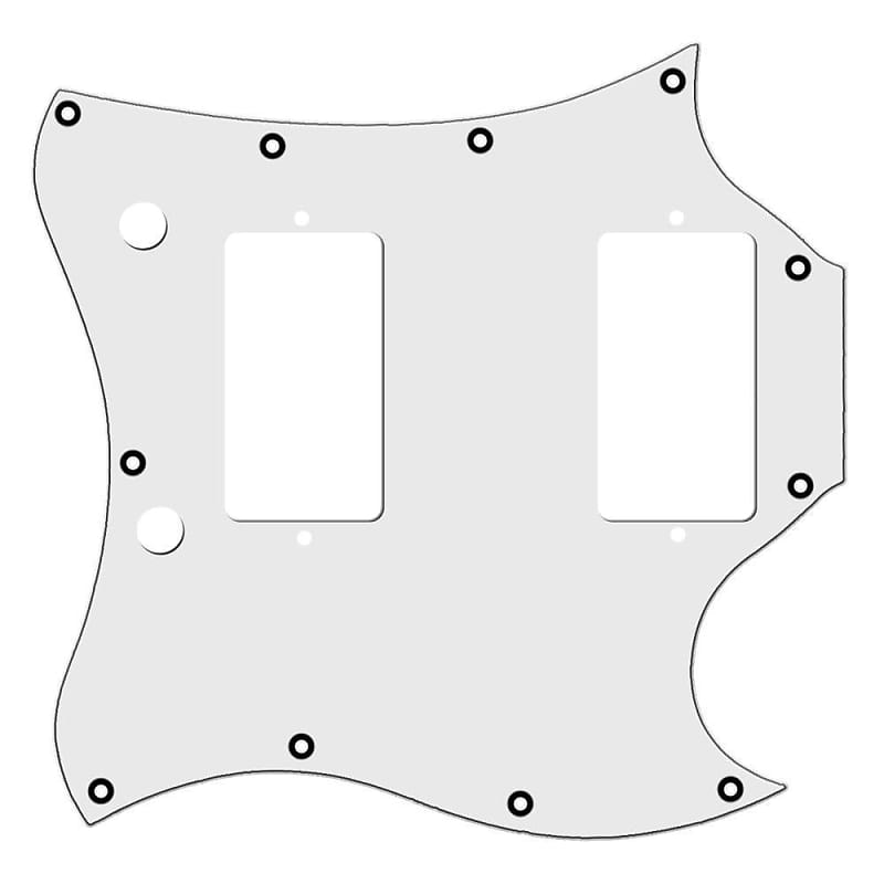 Gibson SG Special Compatible Scratchplate Pickguard - White | Reverb