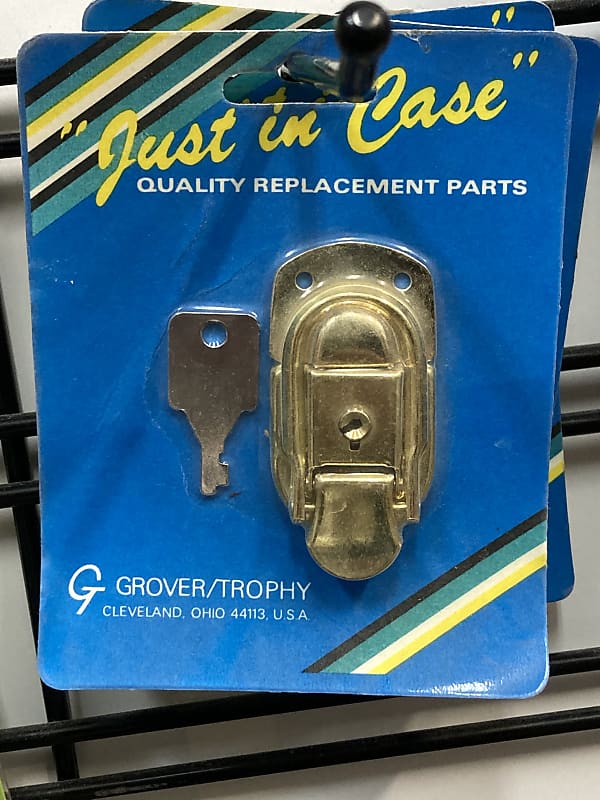 Grover Just in case Gold replacement case clasps 1 3/4 x 3 | Reverb