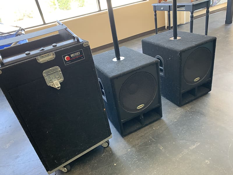 Samson RS15S Black, carpeted | Reverb