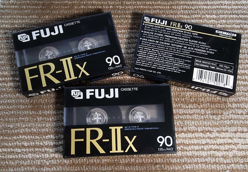 1 Fuji FR-IIx 90 CR02 High Bias CRO2 Blank Cassette Tape 90 | Reverb