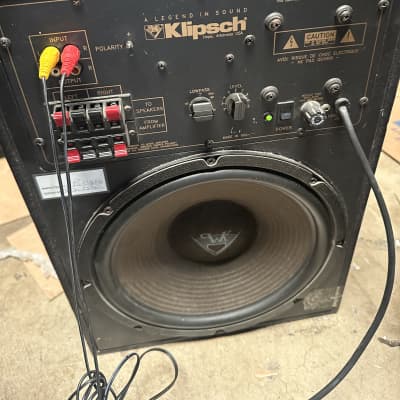 Klipsch A legend in sound powered subwoofer | Reverb Canada