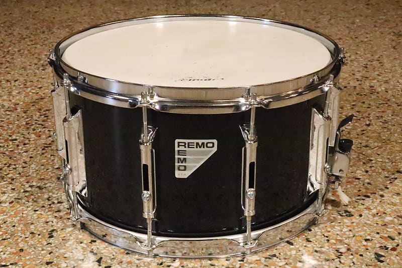 Remo 8x14" Quadura Snare Drum Black | Reverb UK