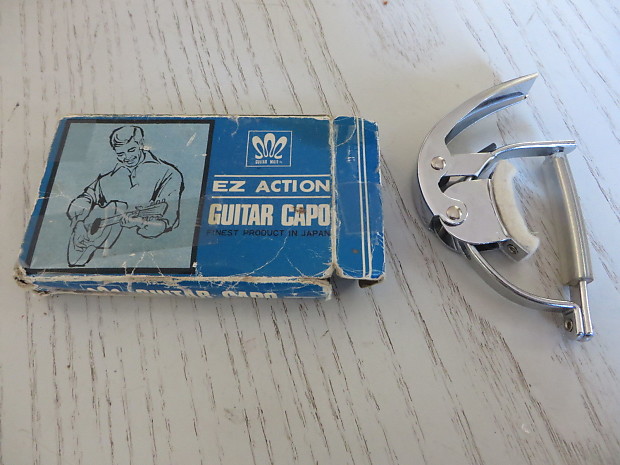 MEGA RARE VINTAGE 1960's GUITAR CAPO +ORIGINAL BOX-EZ | Reverb