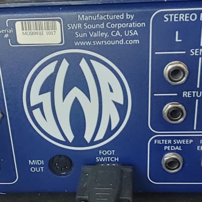 SWR Mo'Bass Bass amplifier w/original Foot controller and | Reverb
