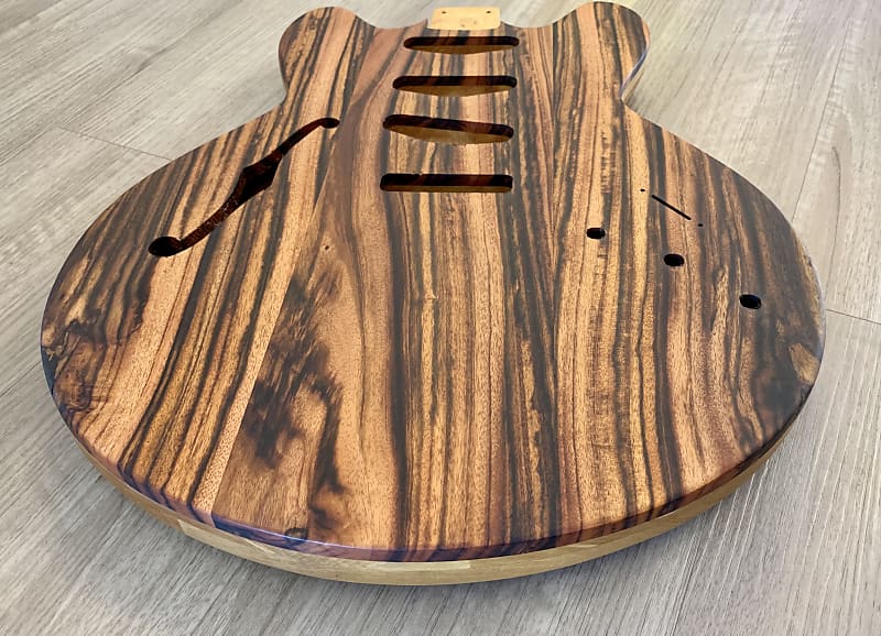 Stunning! Weasel Guitars Es-335/Strat Hybrid Semi-Hollow | Reverb