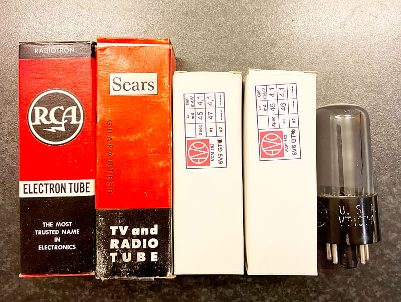 RCA 6V6GT late 60´s - Black | Reverb