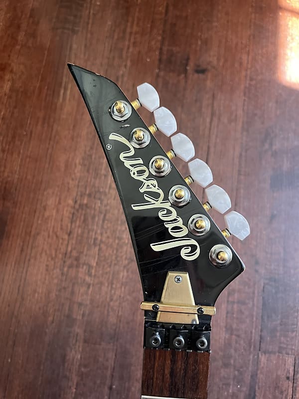 Jackson reverse headstock neck scalloped w tuners Floyd Rose | Reverb