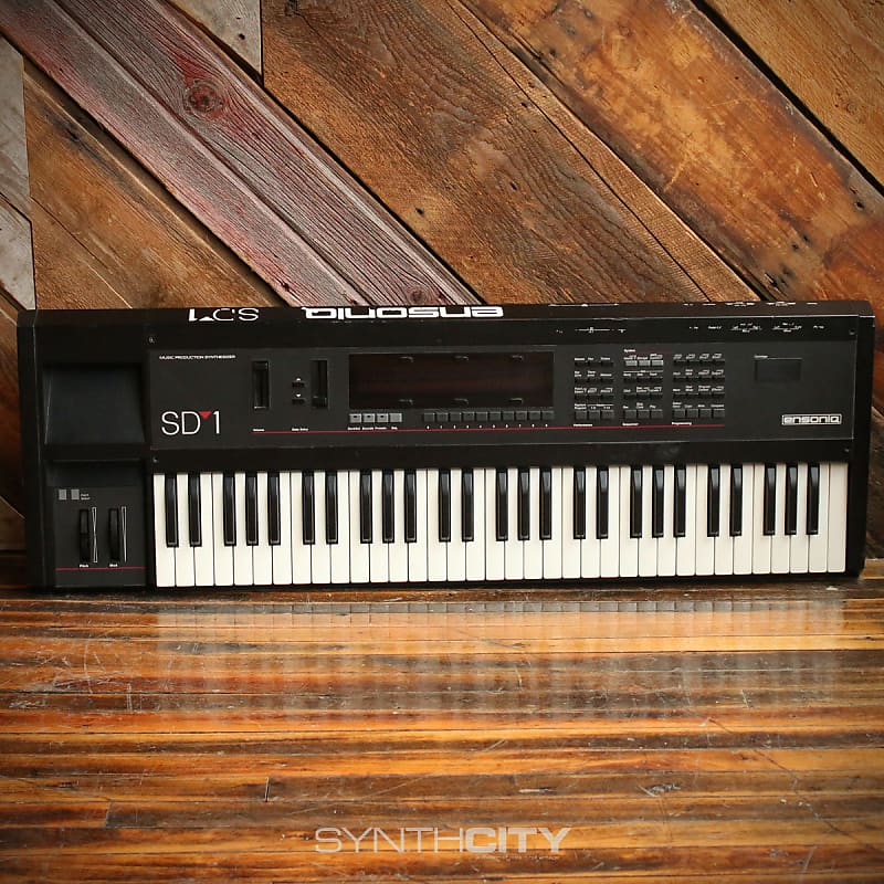1991 Ensoniq SD-1 Transwave TM Wavetable Digital Synthesizer | Reverb