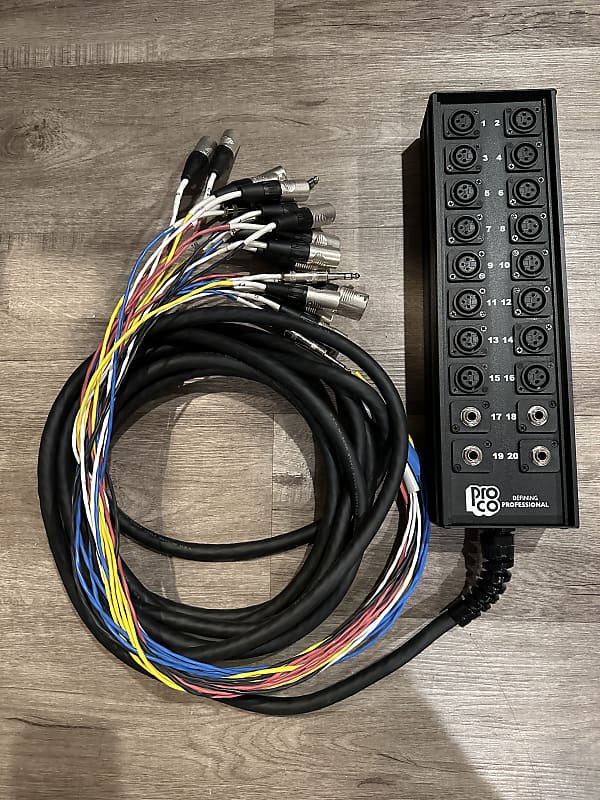 Pro Co Proco SMA1604FBQ-25 Snake 2018 Black | Reverb