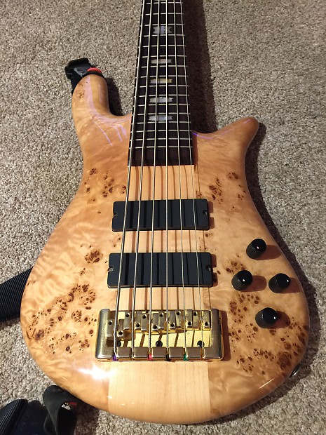 Stuart Spector 6 String Bass Euro 2010 Birds Eye Maple | Reverb