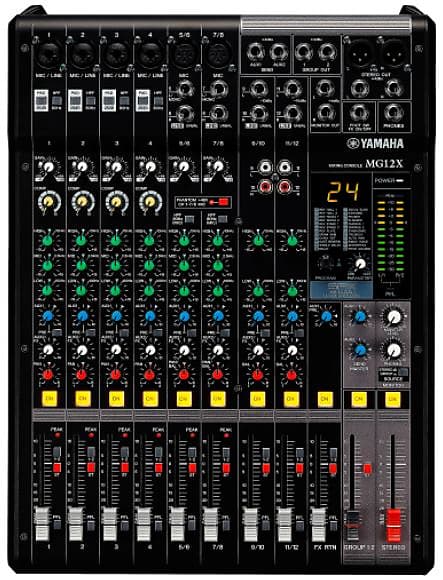 Yamaha MG12X CV Mixer (12 Inputs) - With Effects | Reverb