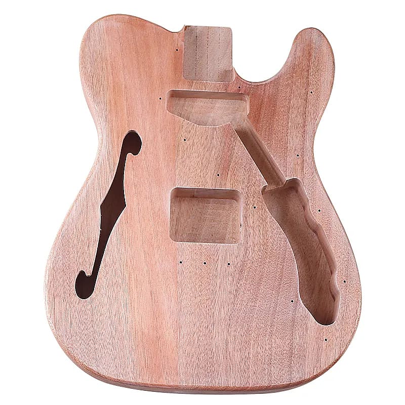 Unfinished Okoume Wood Telecaster Tele Style Guitar Body | Reverb