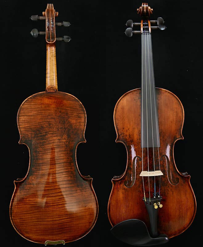 An Awesome Violin from Master Wang's Own Work 200-y old | Reverb
