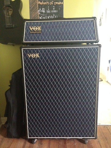 Vox AD120VTH Guitar Head w/ VC-12 Floorboard & AD412 Cabinet | Reverb