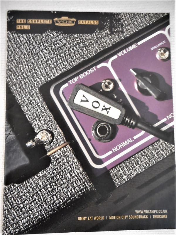 The Complete Vox Catalog Volume 8 2006 | Reverb