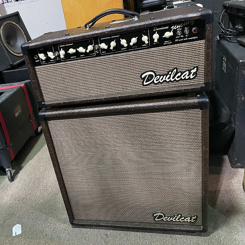 Devilcat Jimmy Tube Guitar Amplifier Head & 212C 2x12 Speaker | Reverb