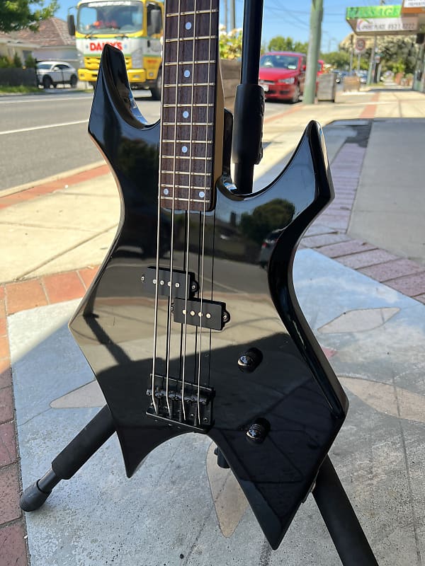 BC Rich 4-String Warlock Electric Bass | Black | Reverb