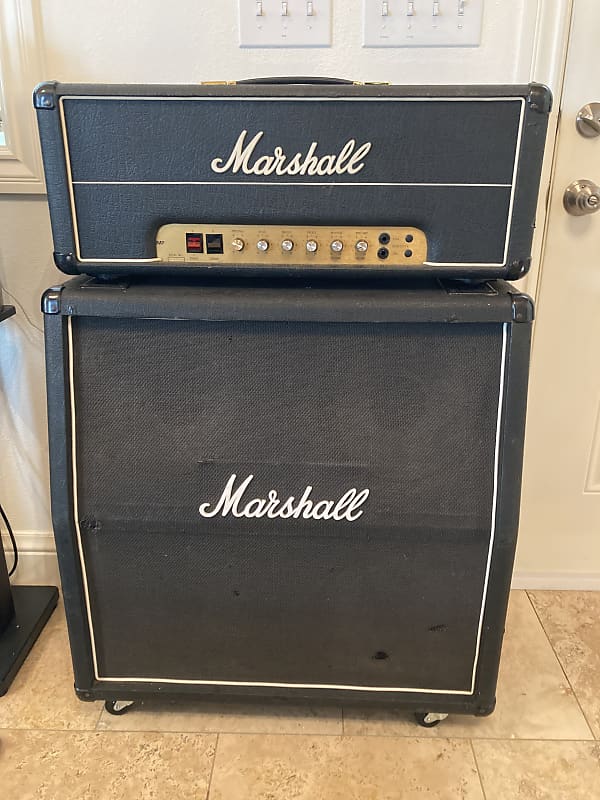 Vintage 1979 Marshall JMP 2204 50-Watt Head and Matching 4x12 | Reverb