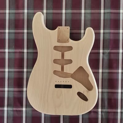 Woodtech Routing - 2 pc. Alder Stratocaster Body - Unfinished | Reverb