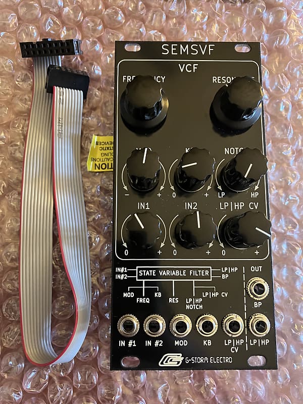 G-Storm Electro SEMVCF Noir Edition Eurorack Oberheim SEM | Reverb