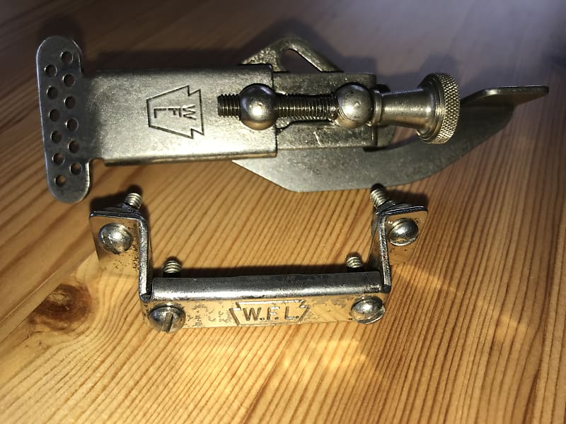 WFL Ludwig Nickel P-83 P83 Strainer Throw-off and Butt 1950’s | Reverb