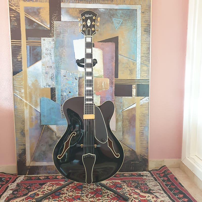 Schaefer Guitar 16" Mike Overly Custom (Black) 2000 | Reverb