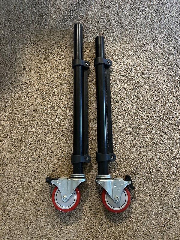 Custom Roland Rack Tubes & Braces with Locking Swivel Casters | Reverb