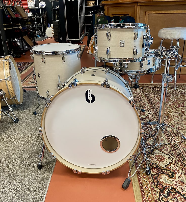 British Drum Company Legend 4pc Drum Set - Whitechapel | Reverb
